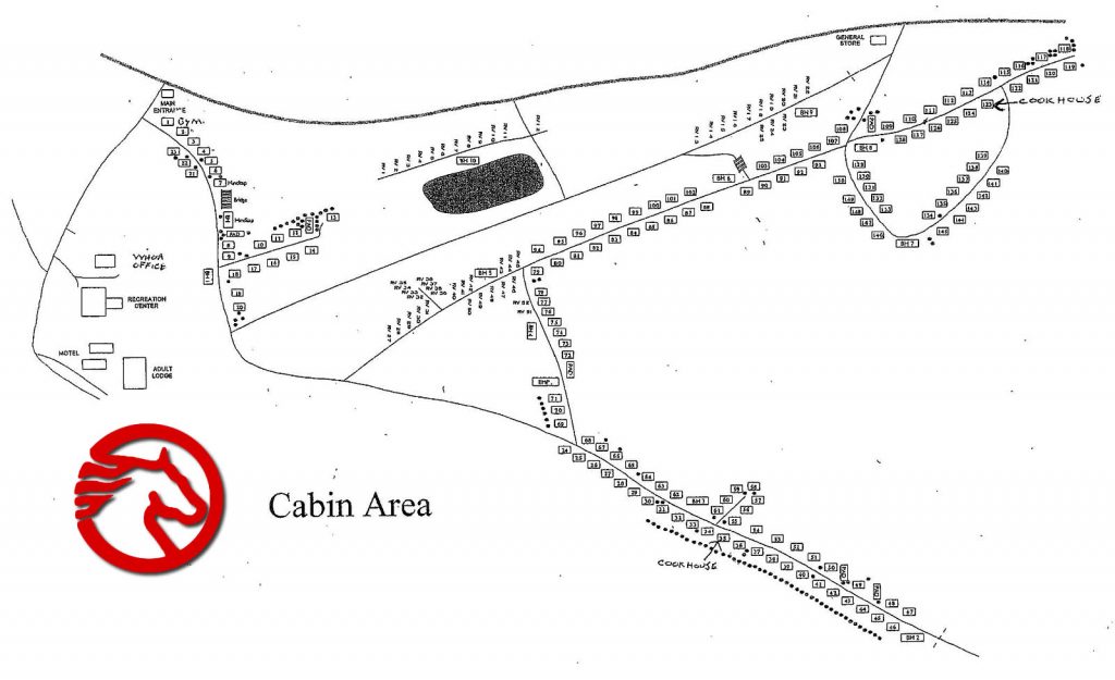 Cabin Map – R Wild Horse Ranch